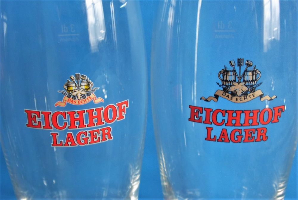 8 Bierglas Bier Brauerei Eichhof (Gebraucht) in Lichtensteig für CHF 9 – mit Lieferung auf ...