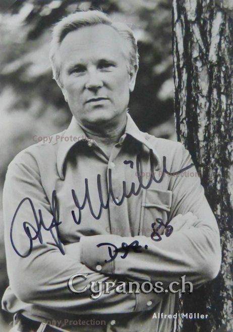 Alfred Müller (1926-2010) Schauspieler - sign. Foto (Gebraucht) in ...