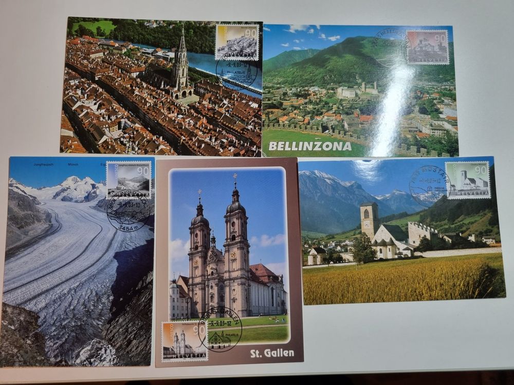 2003 FDC Maximumkarten Unesco (Gebraucht) in Arni AG für CHF 10 – mit Lieferung auf Ricardo kaufen