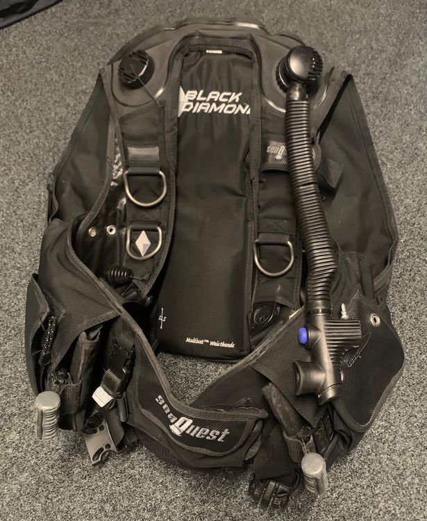 SeaQuest Black Diamond L (22 Liter) Wing-Jacket, BCD (Gebraucht) in ...
