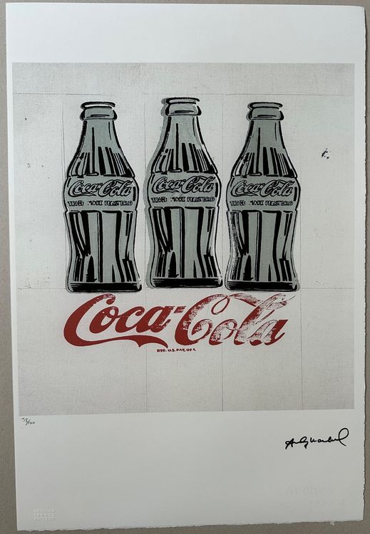 Andy Warhol: Coke 38/100 (Neu (gemäss Beschreibung)) in Meilen für CHF ...