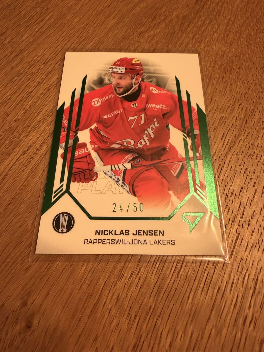 SC Rapperswil-Jona Nicklas Jensen 2025 Playoffs green 46/60 (Neu (gemäss Beschreibung)) in ...