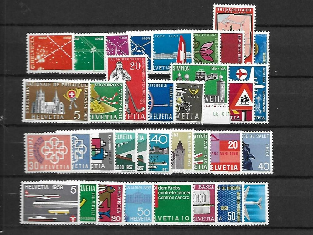 Freim ** Restlot 1952 - 1960 Kat: CHF 97.- | Kaufen auf Ricardo