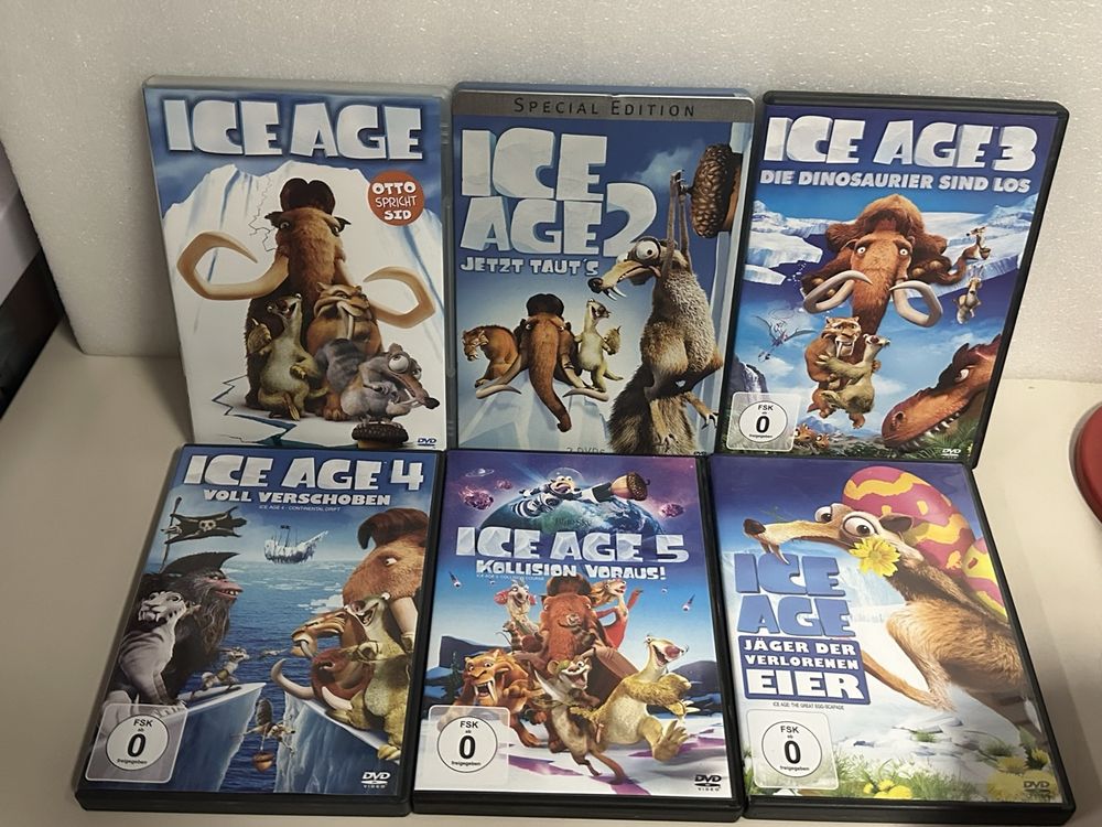 ICE AGE DVD Filme Set (Gebraucht) in Deitingen für CHF 14.95 – mit ...