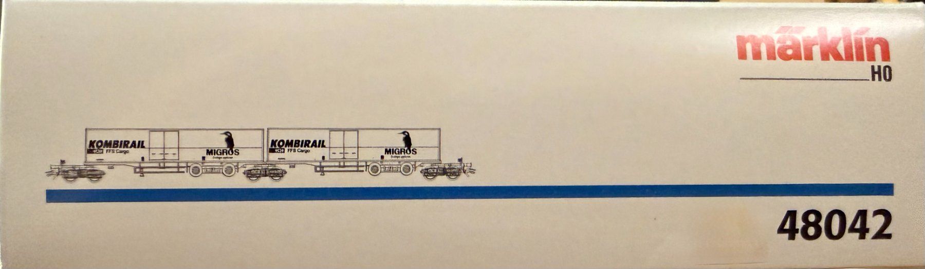 Märklin H0 SBB Cargo Kombirail Transport-System Migros, neu (Neu und ...