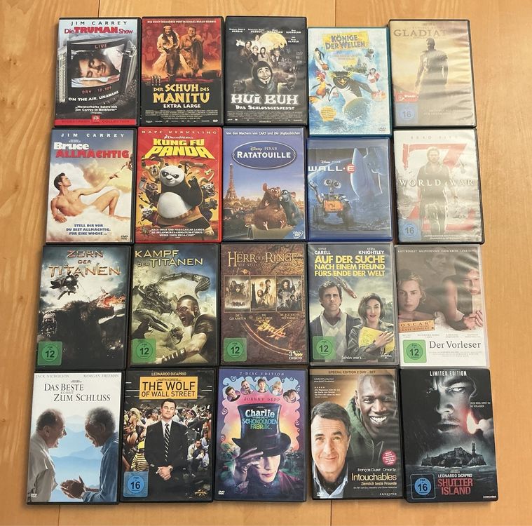 DVD-Sammlung - 20 Filme in Top-Zustand (Gebraucht) in Dättwil AG für ...
