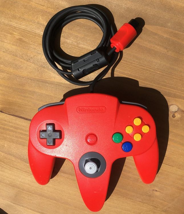 Nintendo 64 Controller Rot Original Kaufen Auf Ricardo