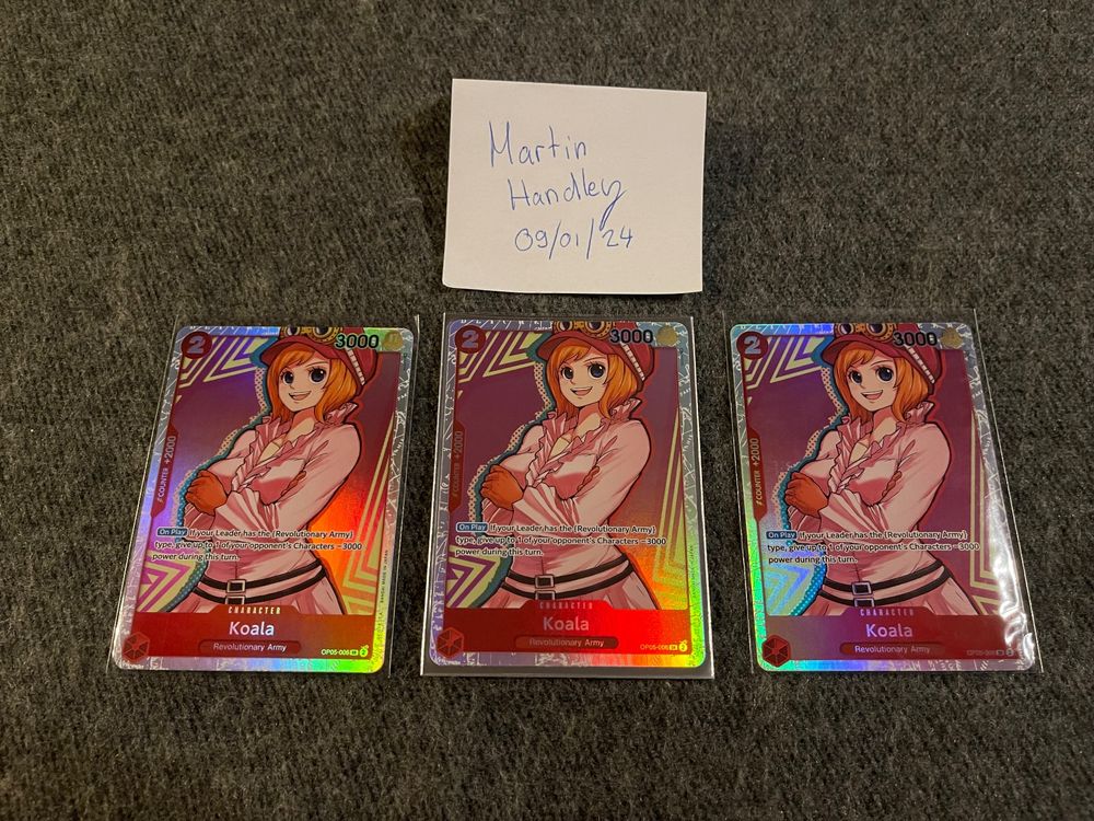 One piece TCG - OP05-006 Koala SR (3x) (Gebraucht) in Gland für CHF 15 – mit Lieferung auf ...
