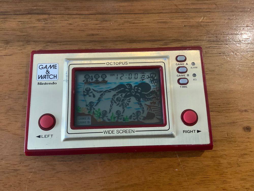 Game & Watch Octopus Nintendo, vintage collector 1981 (D'occasion) à ...