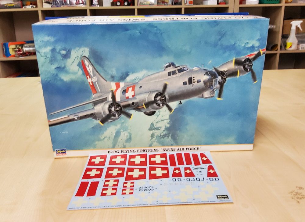 B-17G FLYING FORTRESS "SWISS AIR FORCE 1:72 Hasegawa (Neu und originalverpackt) in Grüningen für ...