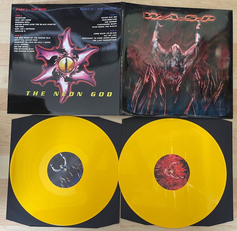 W.A.S.P. – The Neon God Part 1 & 2 Yellow Vinyl Lp RAR | Kaufen auf Ricardo