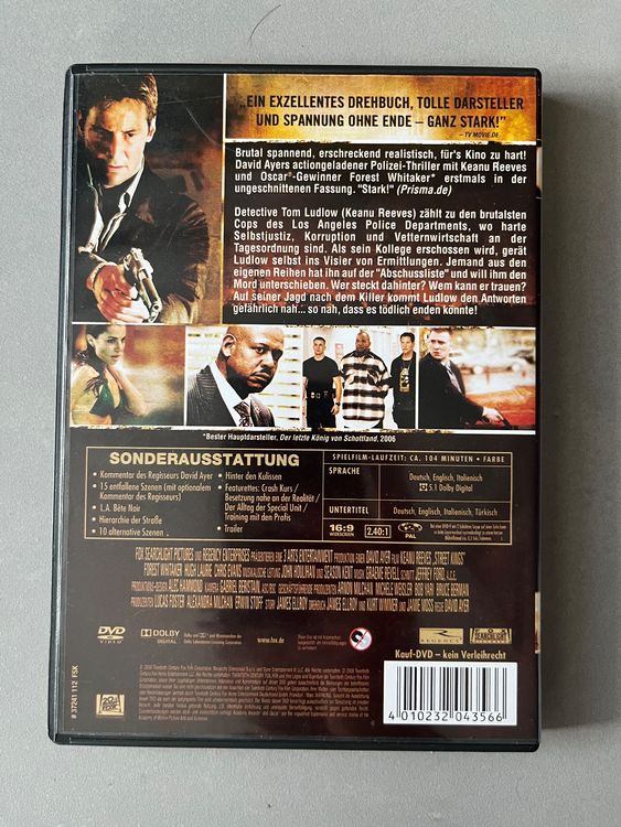 Street Kings (2005) DVD 📀 (Neu (gemäss Beschreibung)) in Sierre für CHF ...