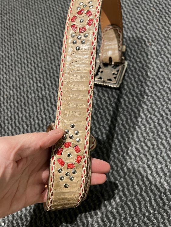 Reptile's House Ledergürtel, Made in Italy, Top Zustand (Gebraucht) in ...