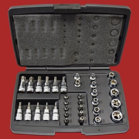 35-tlg.Torx-Nuss-Satz E4-E20+Bits ... | Kaufen auf Ricardo
