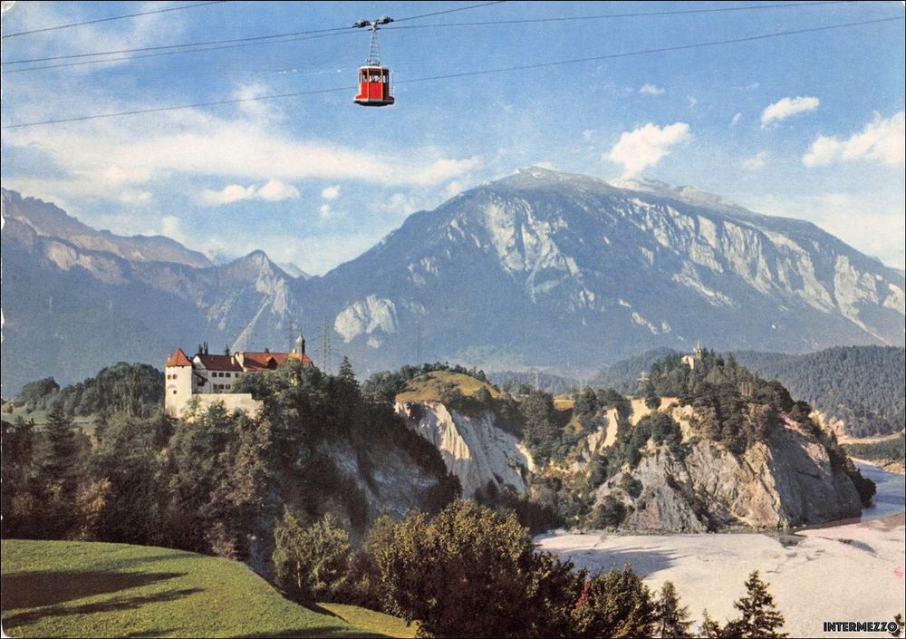 Feldis GR // Seilbahn Rhäzüns - Feldis // Sommer (Gebraucht) in Basel ...