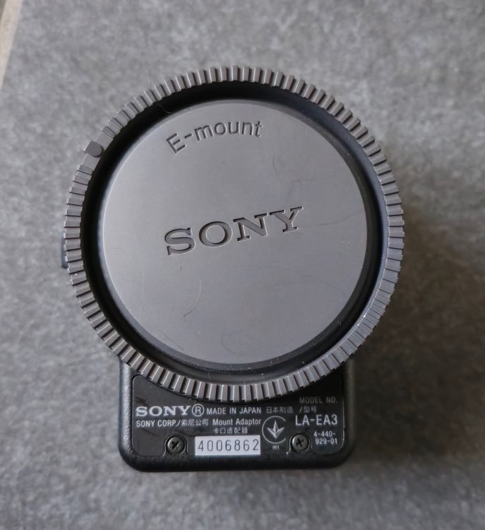 Sony A-Mount-Adapter für E-Mount-Kamera LA-EA3 | Kaufen auf Ricardo