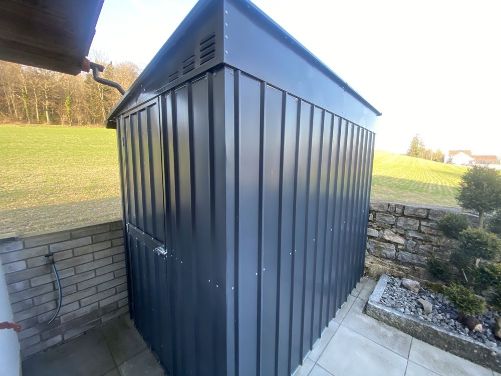 Metallgerätehaus Anlehnvariante 8x5 (Gebraucht) in Steffisburg für CHF ...