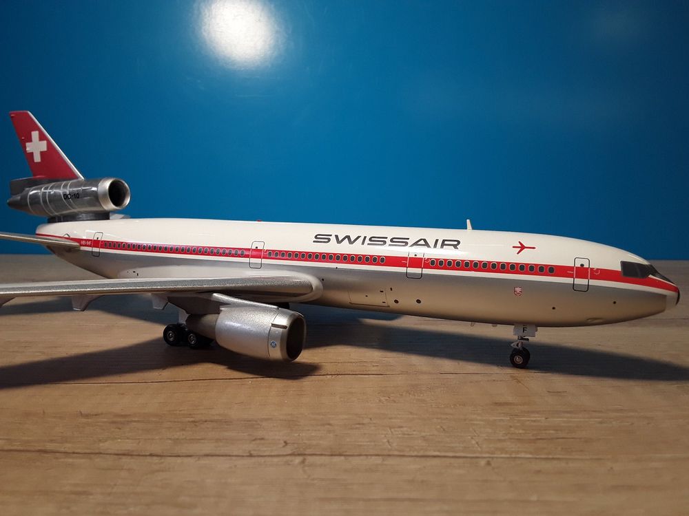 SWISSAIR _ McDonell Douglas DC10 _ HB-IHF _ metall _ 1:200 (Gebraucht ...