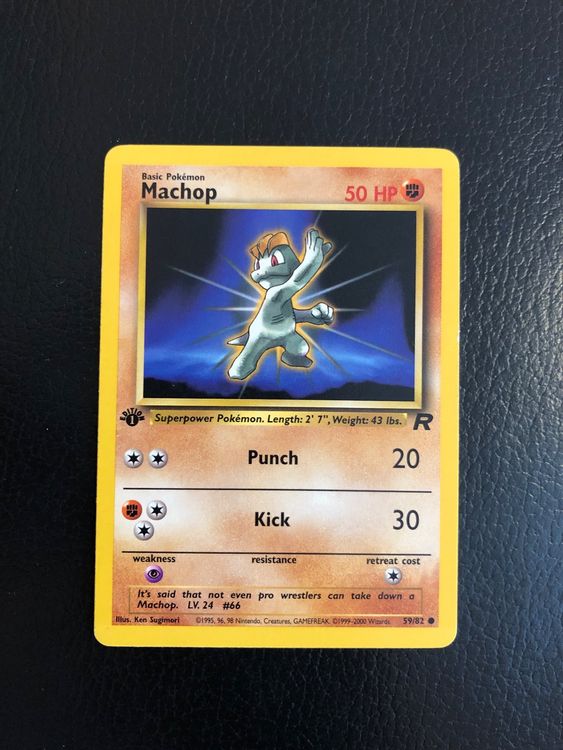 Team Rocket Machop 1st edition 59/82 ab 1 (Gebraucht) in Paradiso für ...