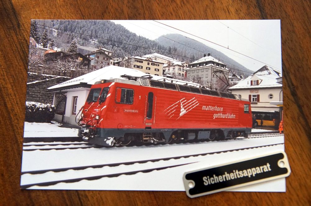 Brig-Visp-Zermatt HGe 4/4 II "Matterhorn" (Foto: S. Streiff) (Gebraucht ...