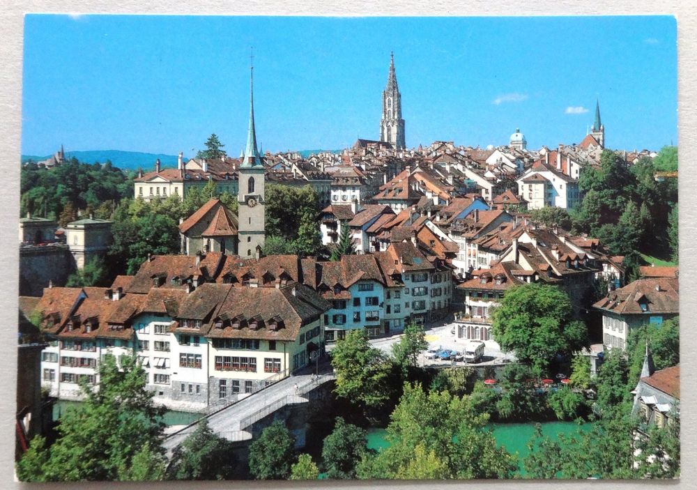 Bern - Blick auf die Stadt mit Münster und Bundeshaus (Gebraucht) in ...