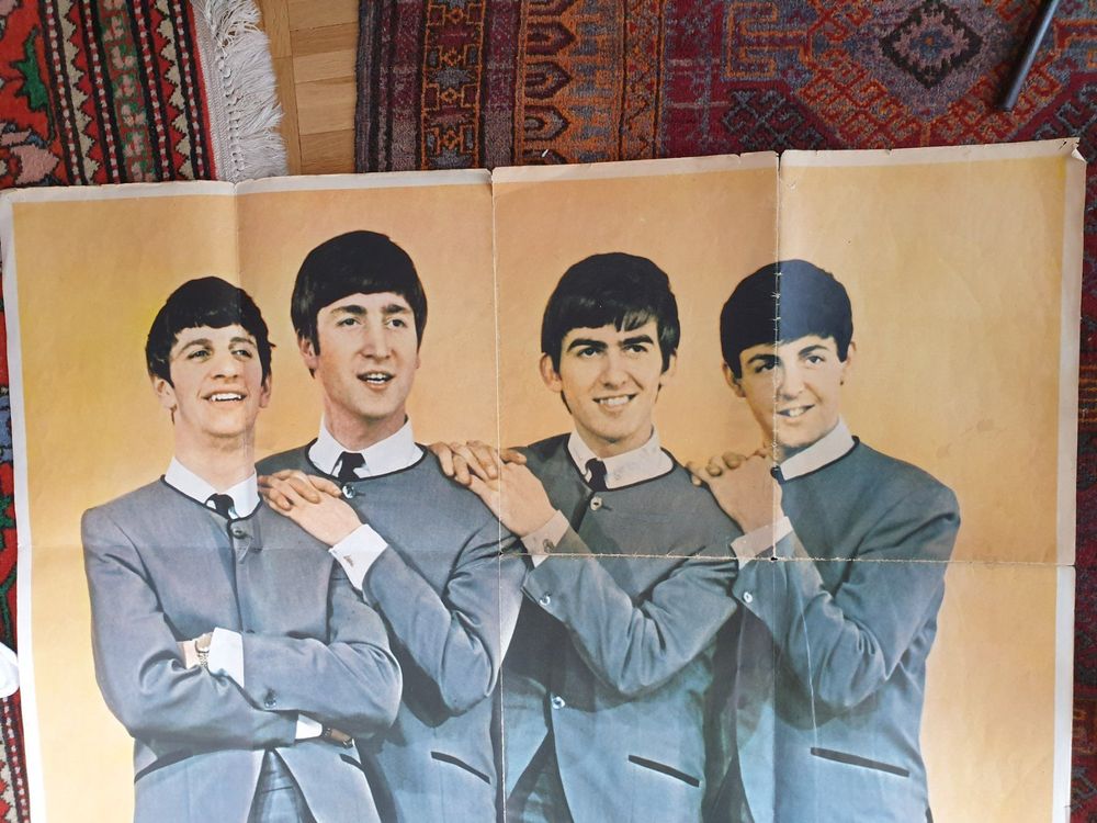 Original Beatles Poster grey Suits 1964 (Gebraucht) in Basel für CHF 99 ...