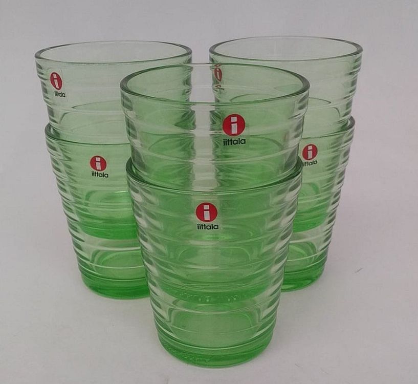 iittala Aino Aalto Becher apfelgrün 6-er Set | Acheter sur Ricardo