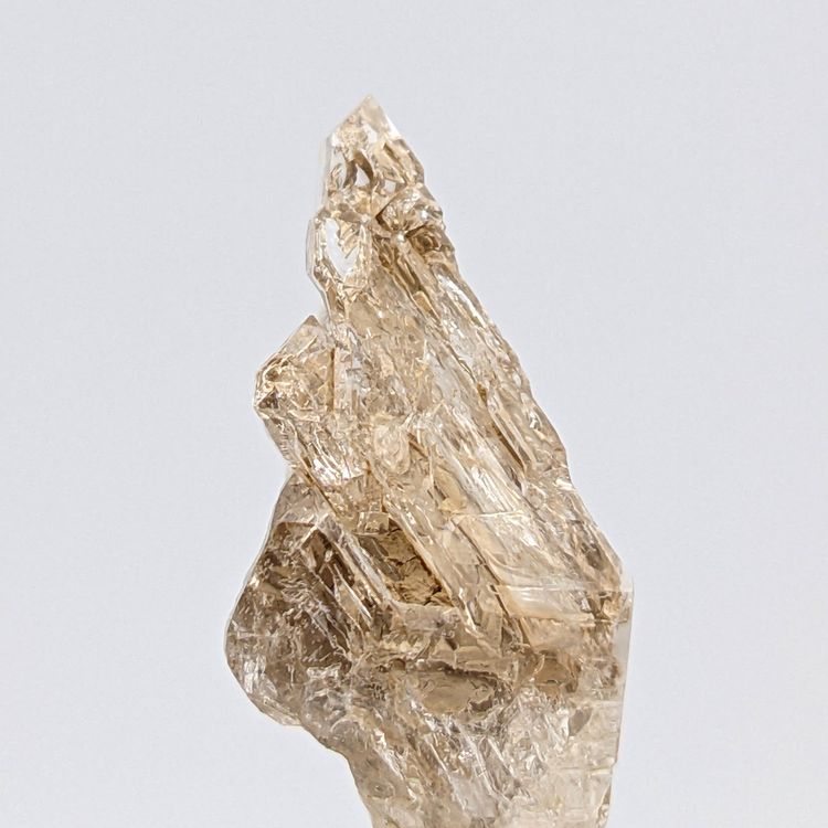 Grosser HERKIMER-HOPPERQUARZ, ZEPTERFORM, mit TON, selten (Neu (gemäss Beschreibung)) in Balerna ...