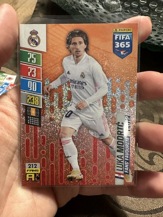 Luka Modric - Adrenalyn XL Panini FIFA 365 - Card 2021/22 (Neu (gemäss ...