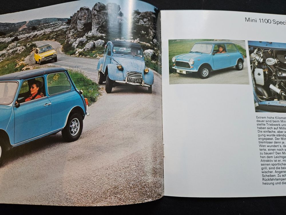 Mini 1000 1100 Special 1100 Clubman Combi Prospekt 1977 xx (Gebraucht ...