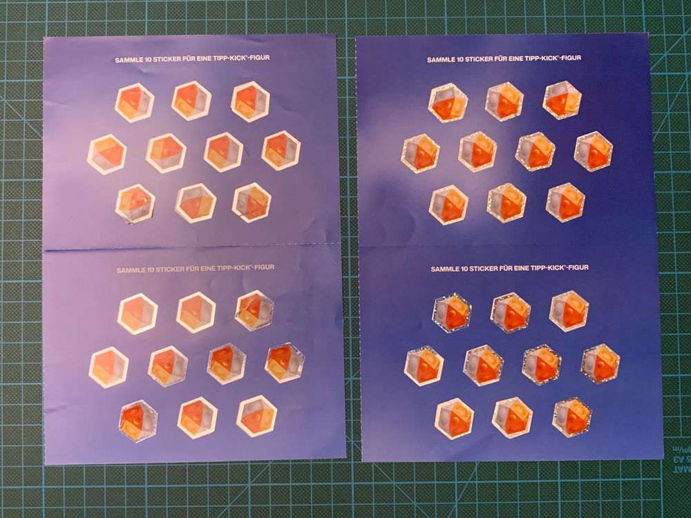 Migros Mania TIPP-KICK (40 Sticker) (Neu (gemäss Beschreibung)) in Rüschlikon für CHF 8 – mit ...