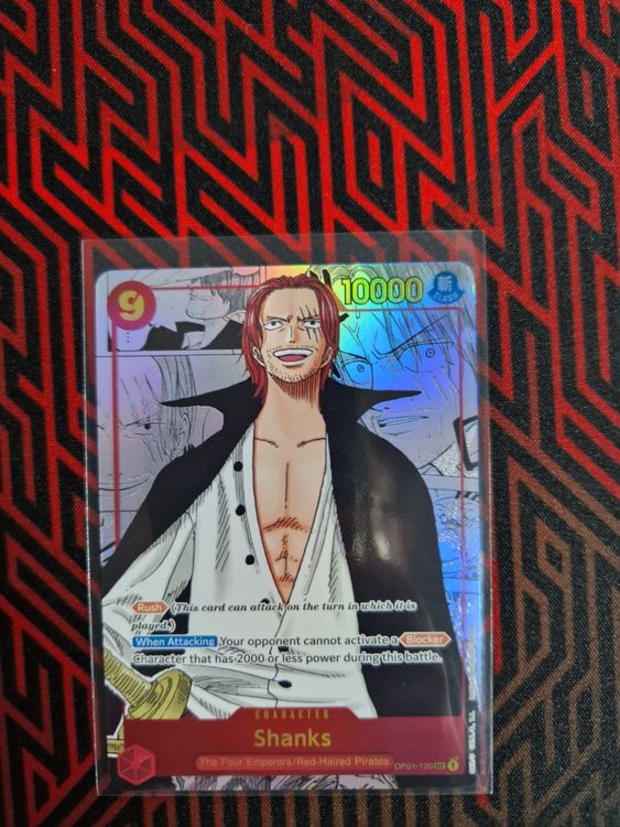 One Piece Card Game Shanks SEC Parallel Alt Art OP01-120 Rom | Kaufen ...