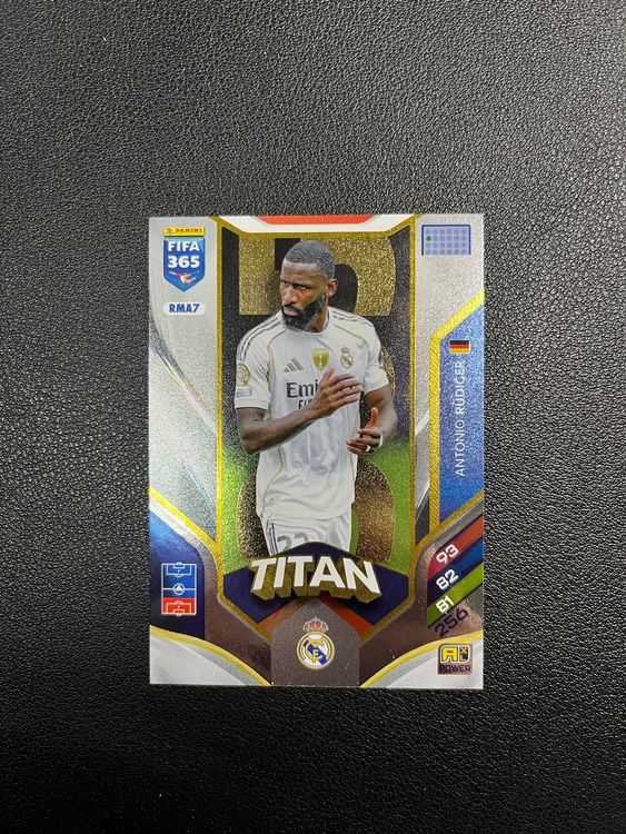 Panini Adrenalyn XL 2026 Antonio Rüdiger RMA 7 (Neu (gemäss ...