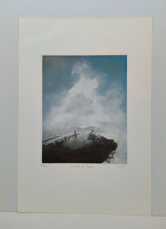 PIETRO SARTO - LE PORT DE MORGES - Gravure sur cuivre (Neu (gemäss ...