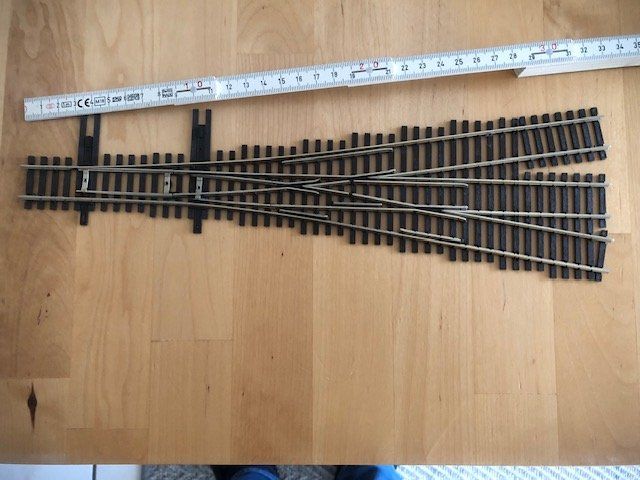 Shinohara H0 Weiche N 100 -3Way (2) (Neu und originalverpackt) in ...