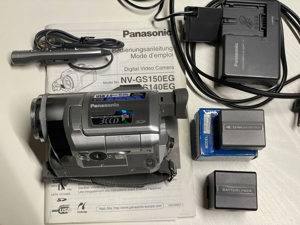 Panasonic Digital Video Camera NV-GS140 Leica 2.3 Mega Pixel | Kaufen ...