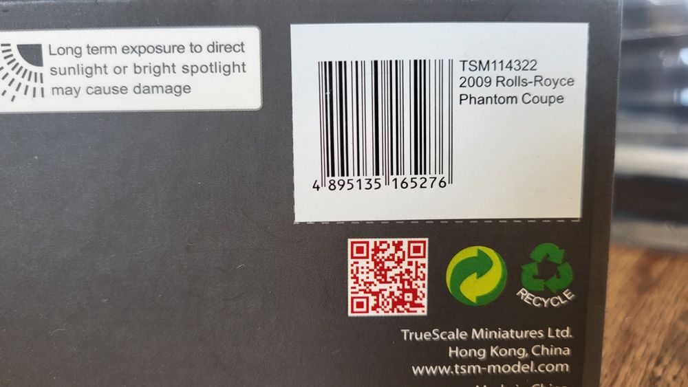 Rolls Royce Phantom Coupe 2009 1:43 TSM-Models (Gebraucht) in Rothrist ...