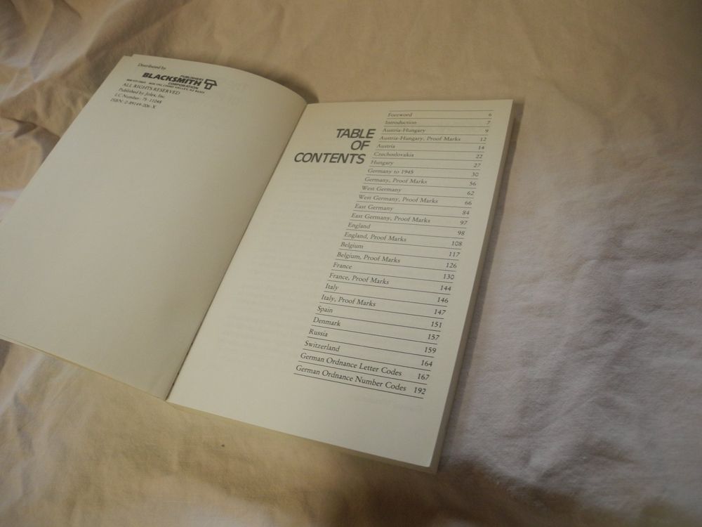 BUCH MILITÄR PRÜFZEICHEN DIRECTORY PROOF MARKS WAFFEN | Kaufen auf Ricardo