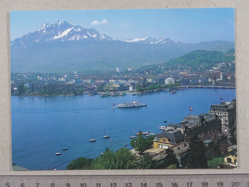 Luzern mit Pilatus, Schiff | Kaufen auf Ricardo