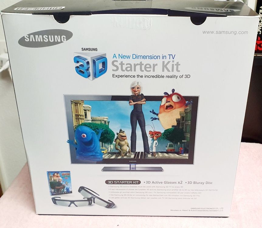 Samsung 3D Starter-Kit - coole Verpackung für Sammler (2010) (Gebraucht) in Reinach BL für CHF 0 ...