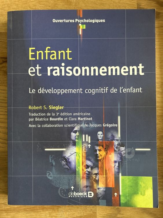 Livre "Enfant et raisonnement", Robert S. Siegler (Neu (gemäss ...