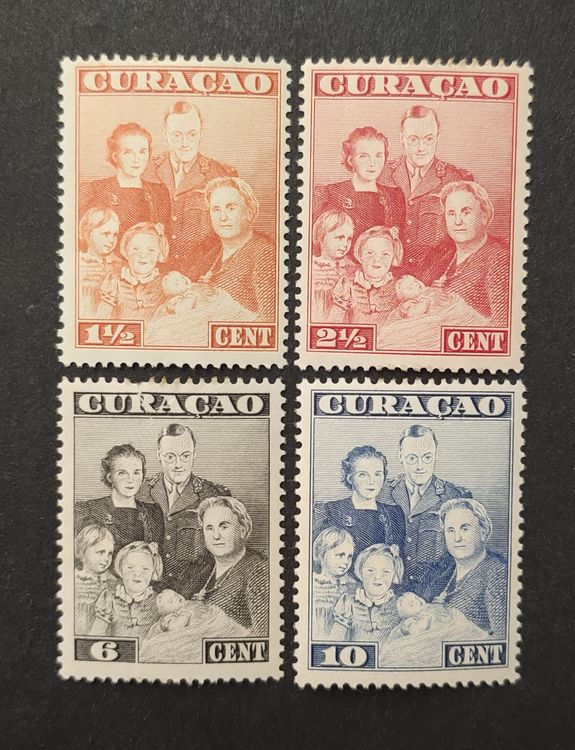 Curaçao 1943, Royal Family, Satz ungestempelt | Kaufen auf Ricardo