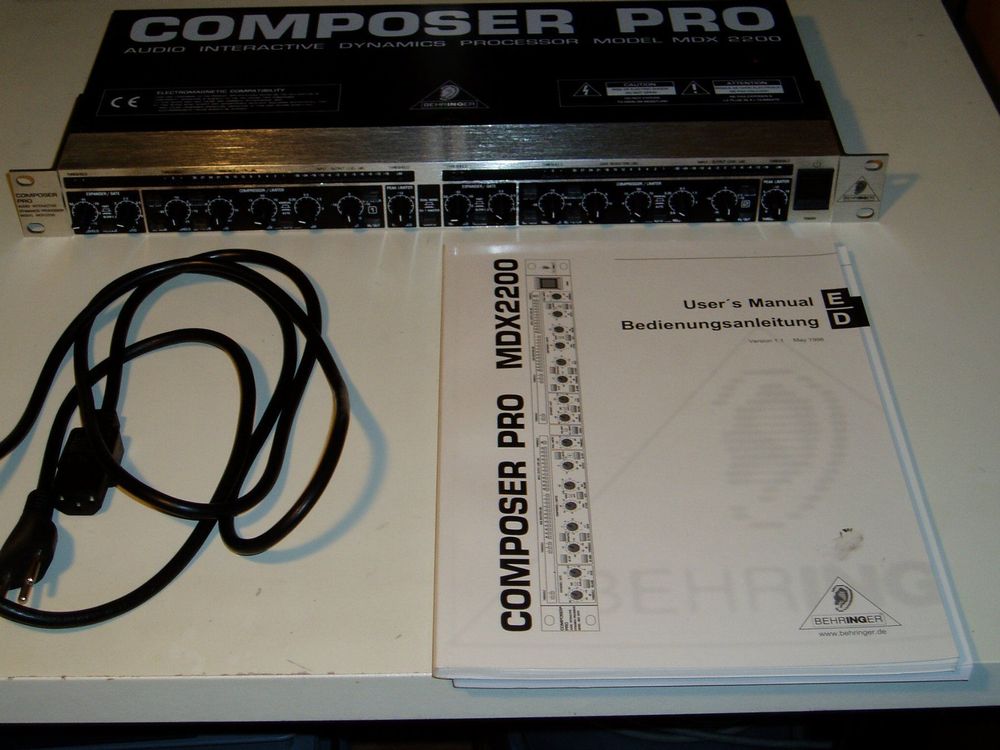 Behringer Composer MDX2200 Dynamic Prozessor (Gebraucht) in Kappel SO ...