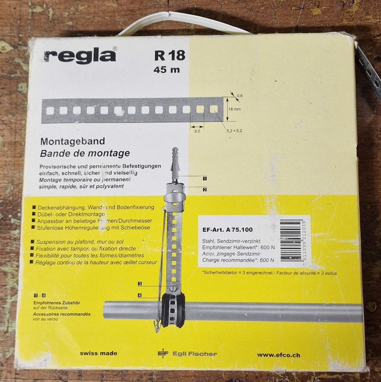 Lochband Regla R 18 (45m) NEU | Kaufen auf Ricardo