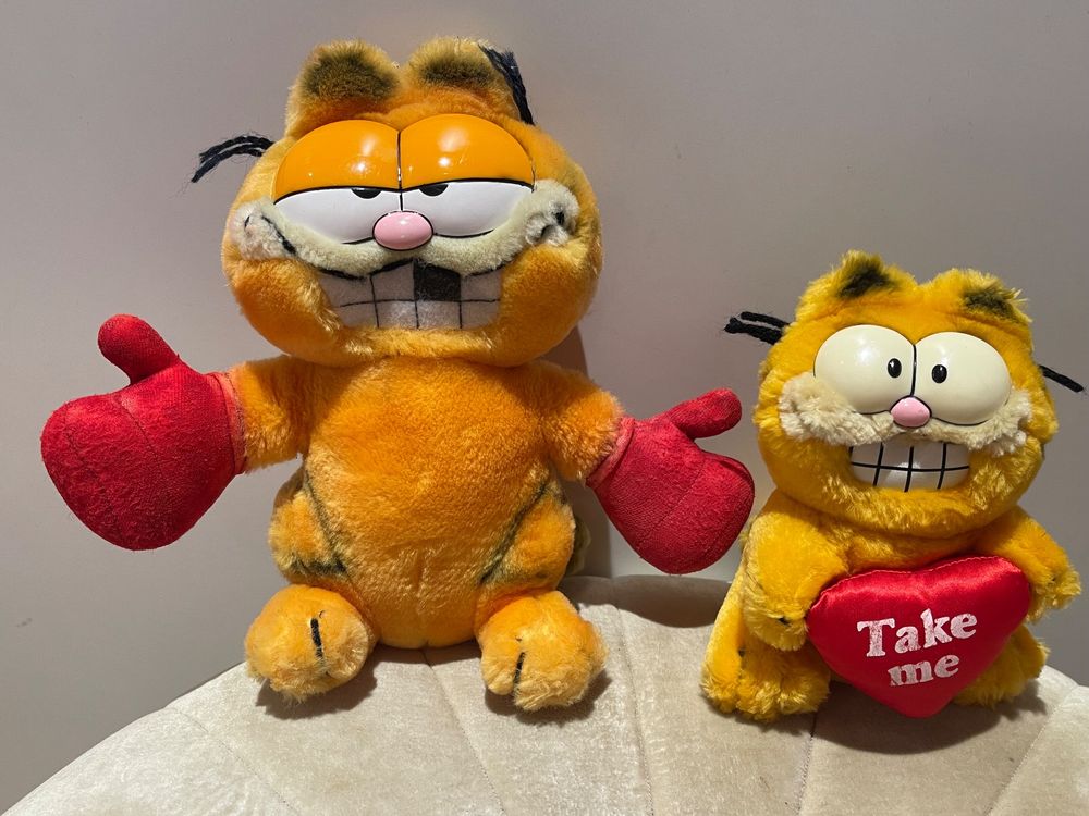 GARFIELD 1978 PLÜSCHTIER BOXER + TAKE ME HERZ 2-ER SET | Kaufen auf Ricardo