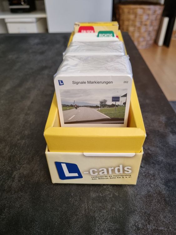 L-Cards Lenrkarten für die Theorieprüfung (B, A, A1) (Gebraucht) in ...