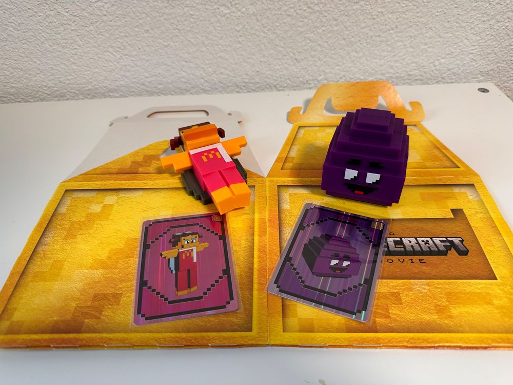 2x Minecraft McDonalds Grimace Egg & Birdie Wings (Neu (gemäss ...