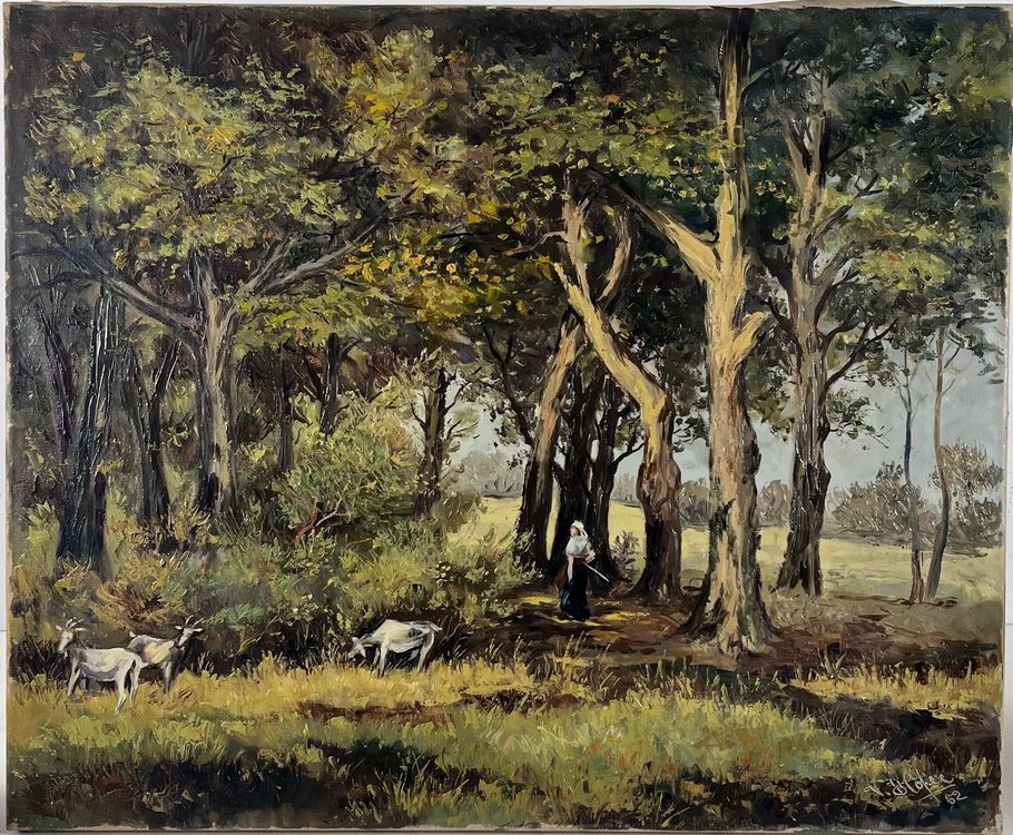 50. er Jahre Landschafts mit Ziegen , Unl. Sig. (Gebraucht) in Root für CHF 19 – mit Lieferung ...