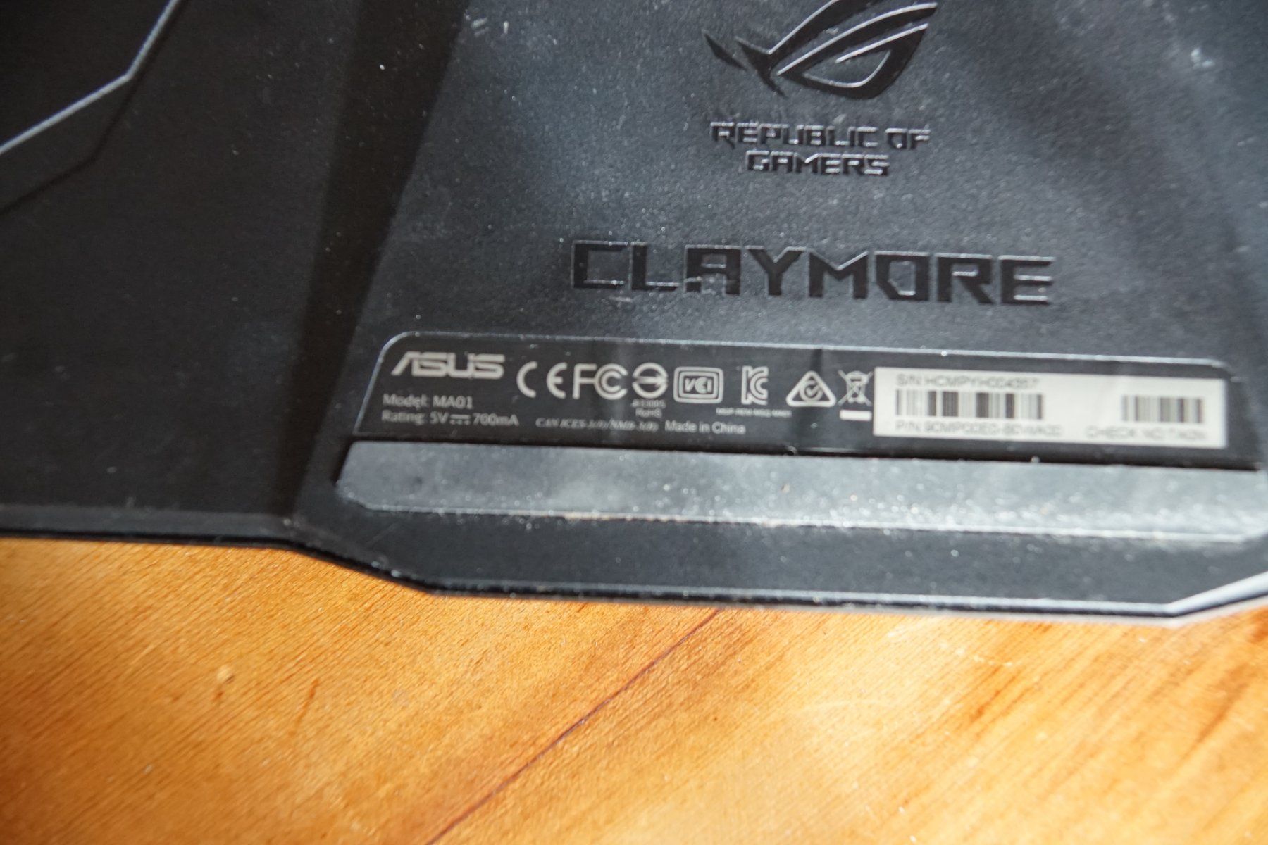 ROG CLAYMORE MA01 Clavier Gamer Republic of Gamers keyboard (D'occasion ...
