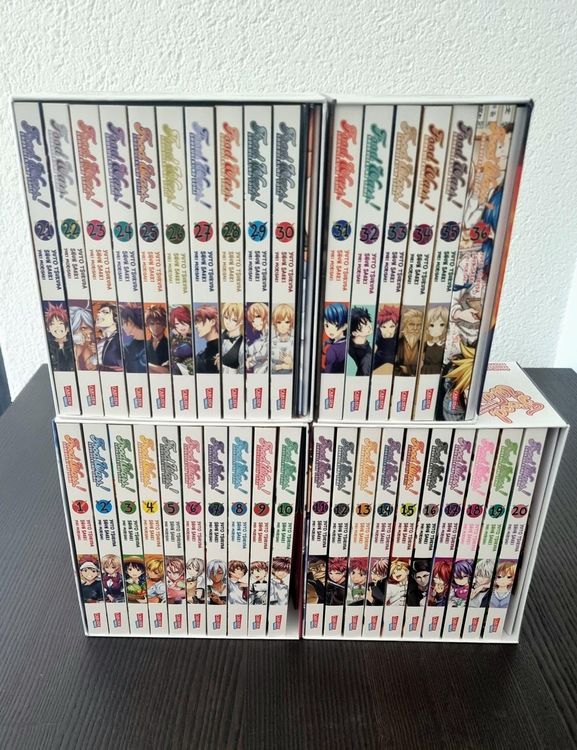 Manga Food Wars! Nr.1-36 Komplett im Box mit Extras (Gebraucht) in St ...